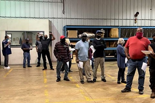 Tyler Pipe holds COVID Booster Clinic - McWane Poles
