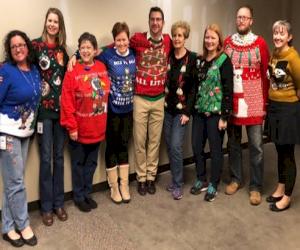 And the person with the tackiest sweater is . . . - McWane Poles